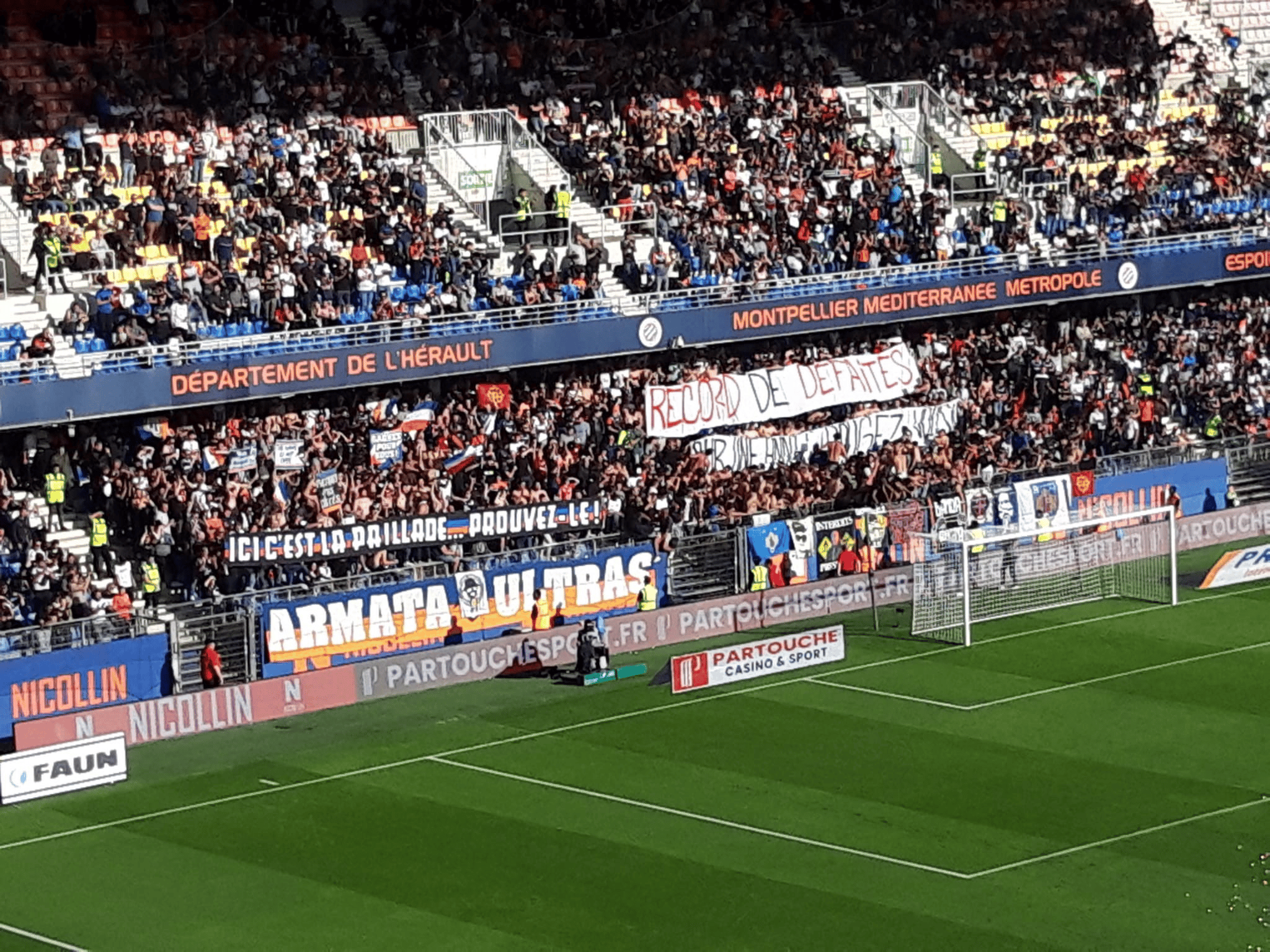 [MHSC-OL] Les Ultras avaient pourtant passé le message | AllezPaillade.com