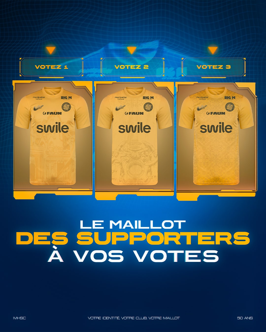 [50 ans] L’heure est à la découverte de la quatrième tunique du MHSC ...